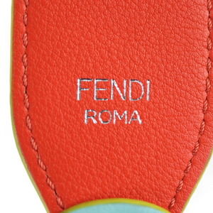 Fendi | Bags | Fendi Fendi Strap You Shoulder Leather Light Blue Orange ...